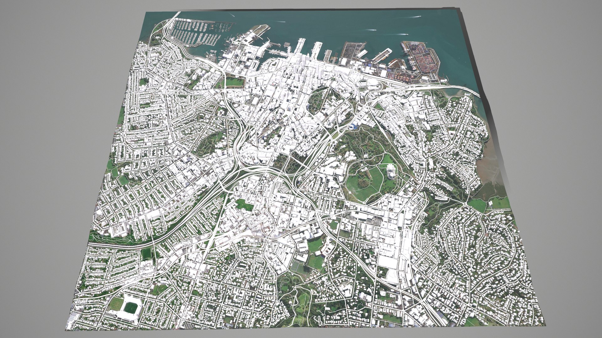 Cityscape Auckland Central New Zealand 3D model - TurboSquid 1831373