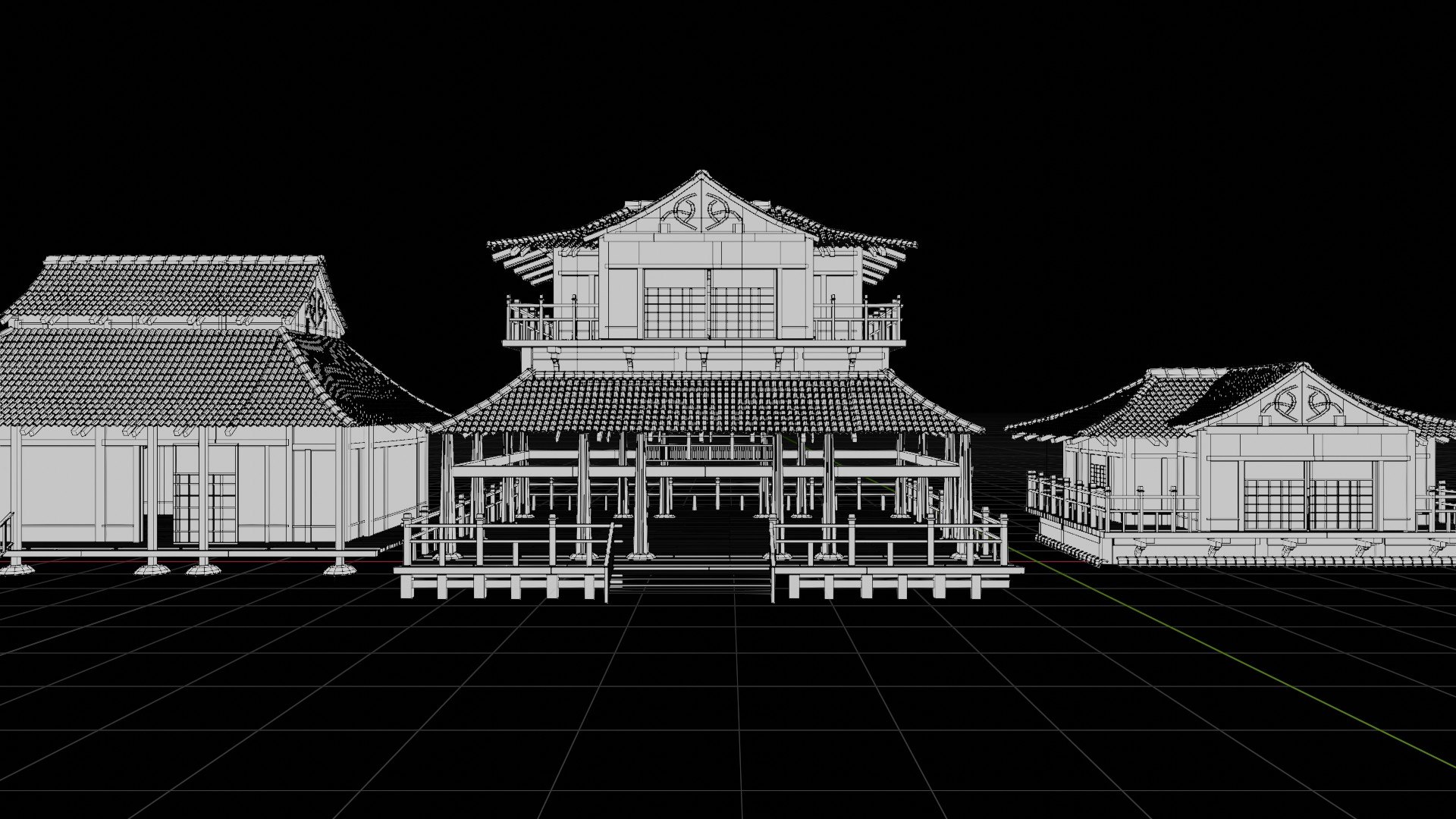 Japanese Modular Buildings With 4k Textures 3D - TurboSquid 1992341