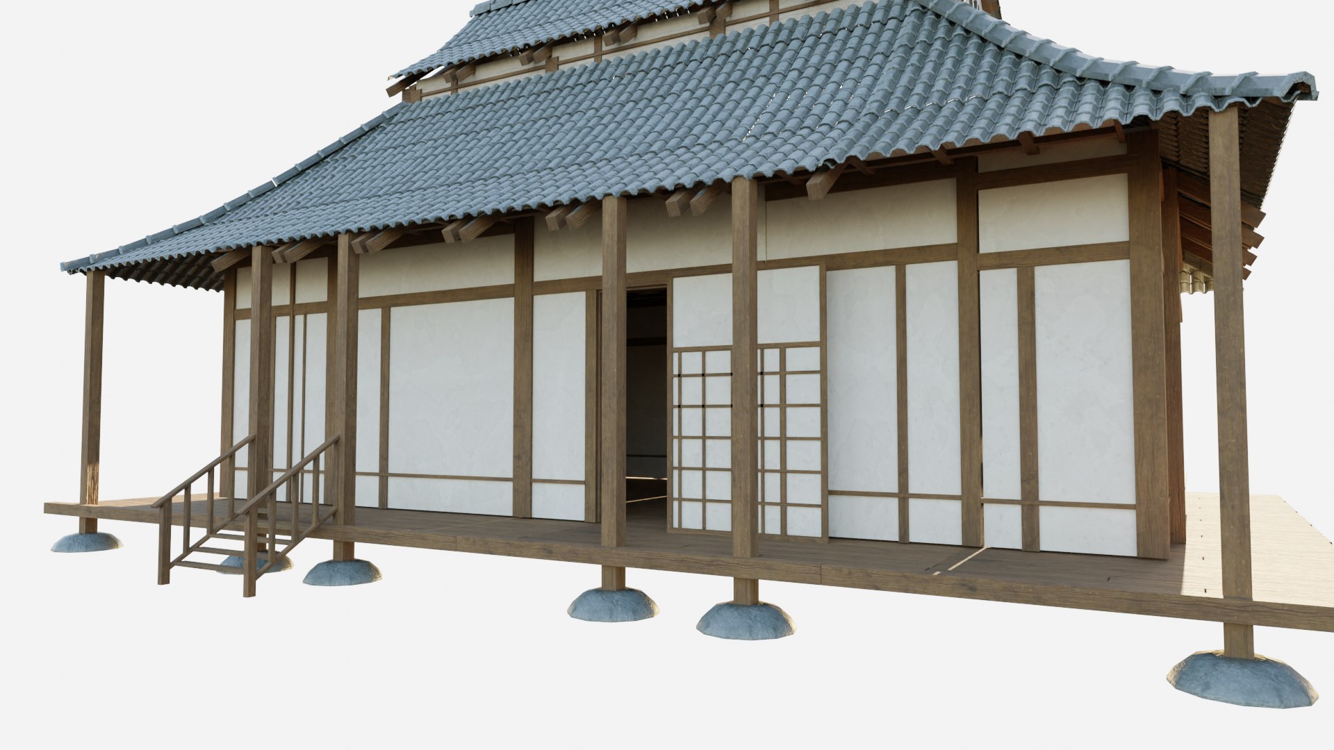 Japanese Modular Buildings With 4k Textures 3D - TurboSquid 1992341
