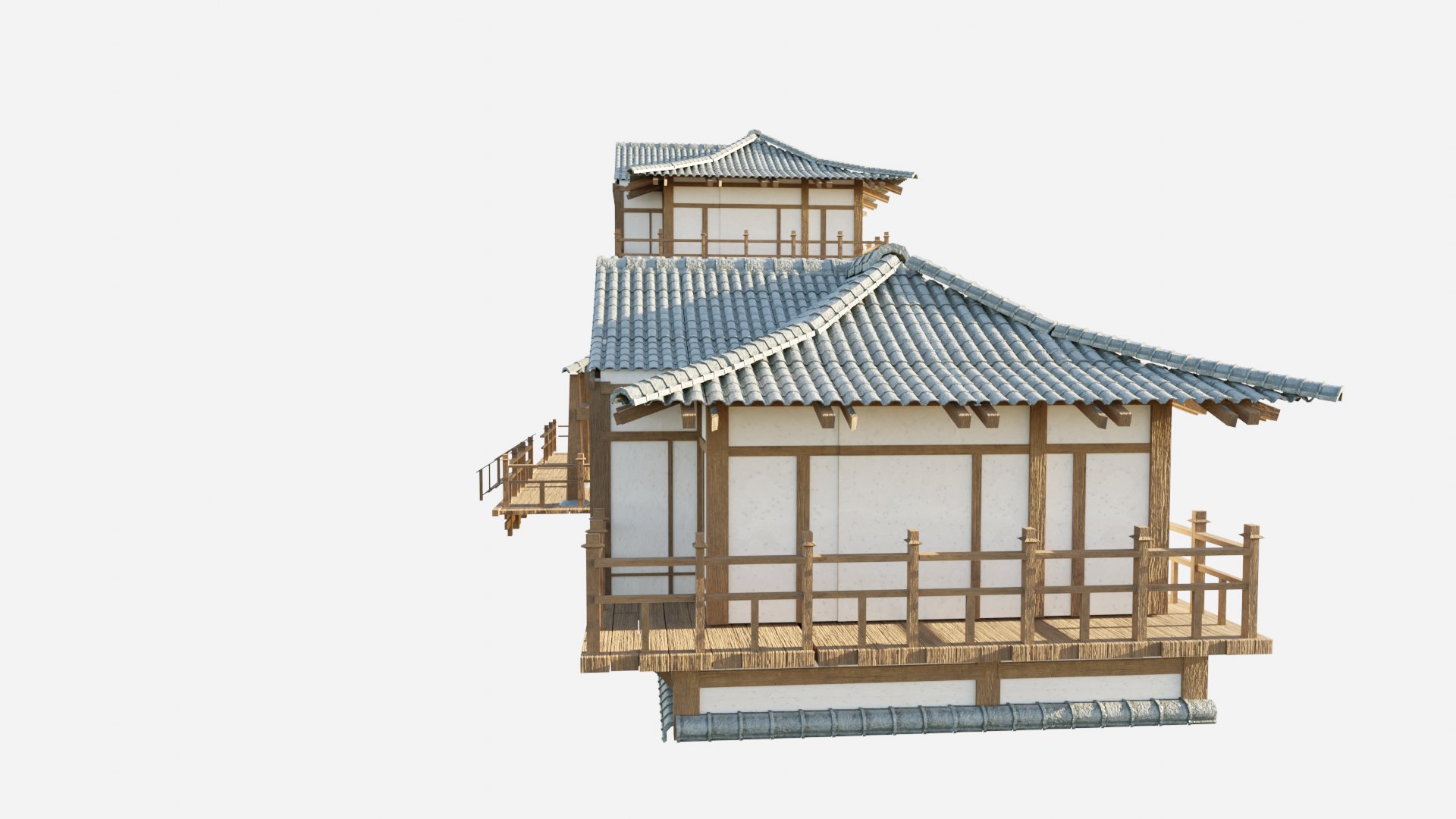 Japanese Modular Buildings With 4k Textures 3D - TurboSquid 1992341