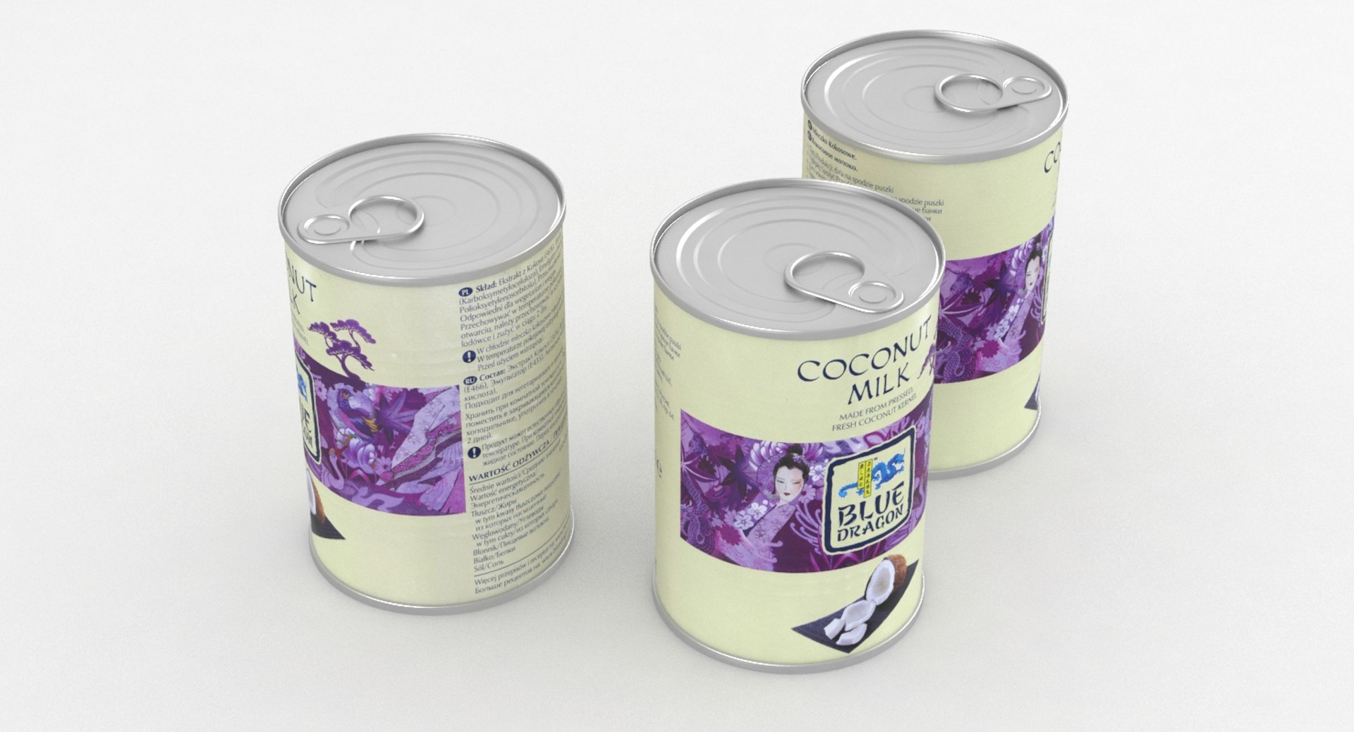 3D Food Coconut Milk Model - TurboSquid 1322167