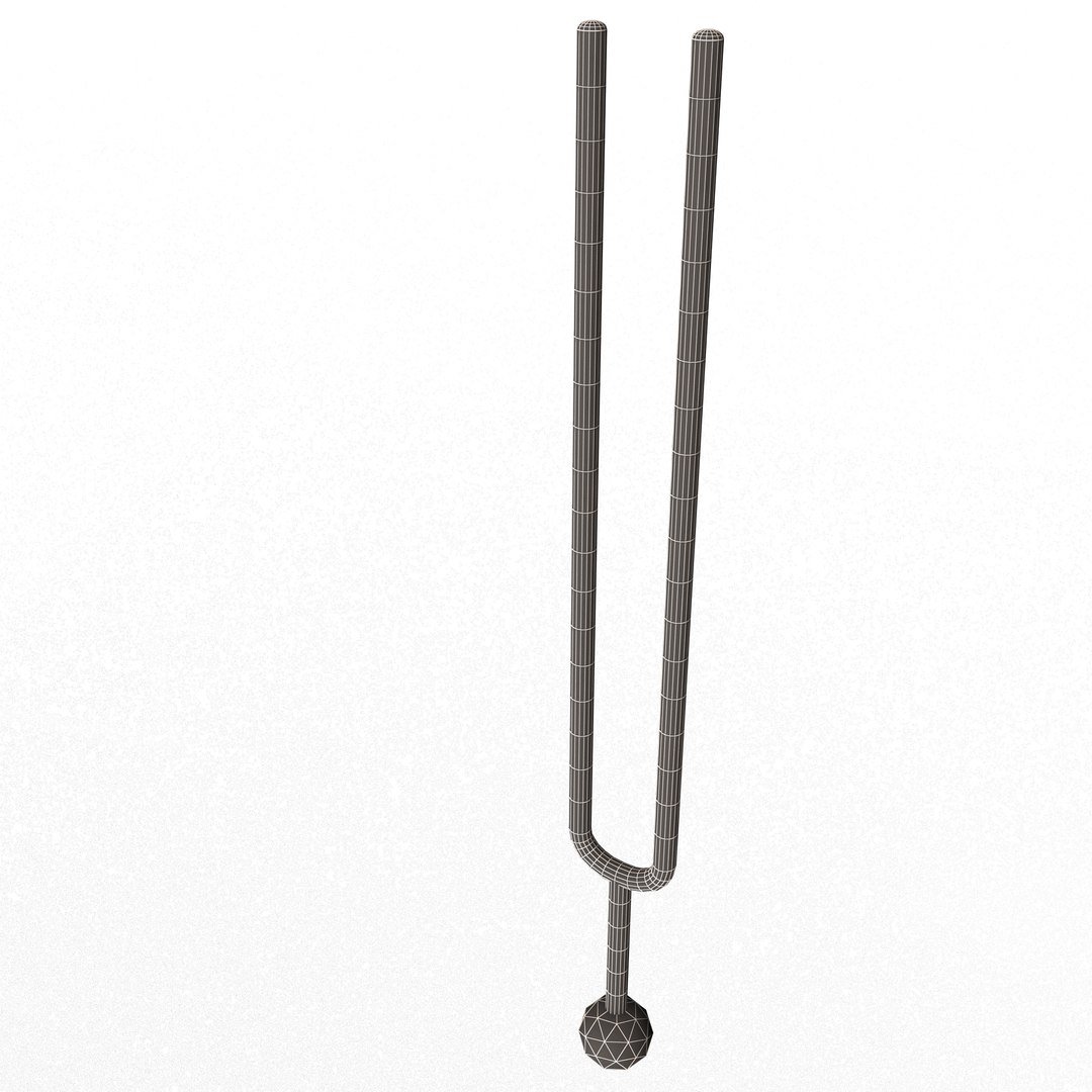 Tuning Fork 3D Model - TurboSquid 2006928
