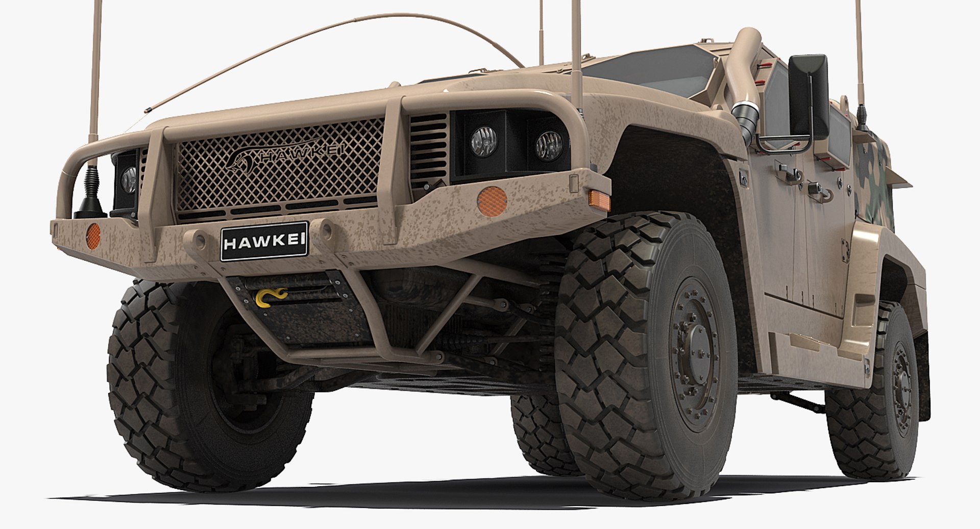 Hawkei 4x4 protected mobility model - TurboSquid 1362027