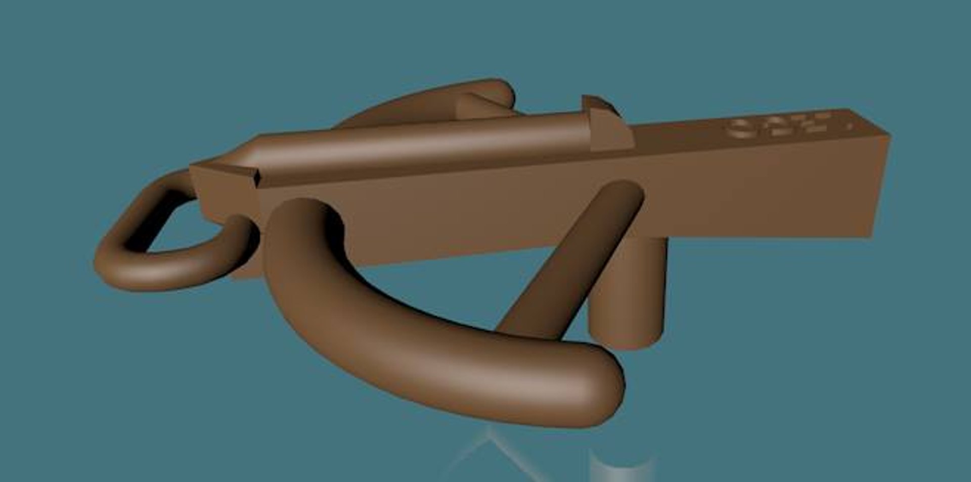 3d Model Of Lego Crossbow