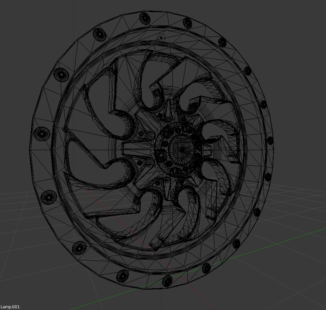 3D wheel rim fuel - TurboSquid 1609908