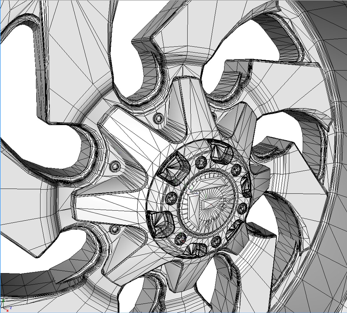 3D wheel rim fuel - TurboSquid 1609908