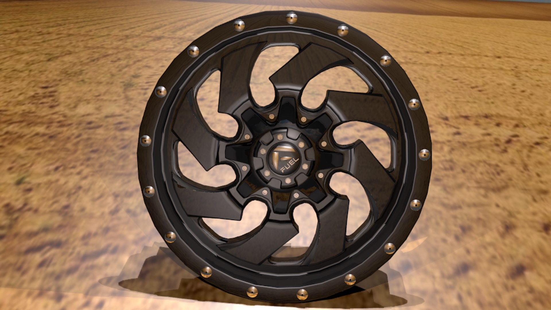 3D wheel rim fuel - TurboSquid 1609908