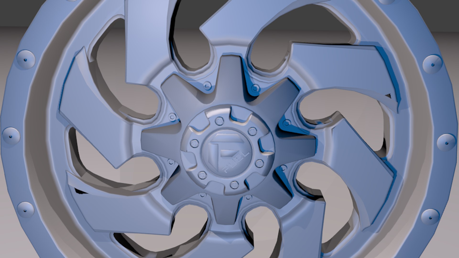 3D wheel rim fuel - TurboSquid 1609908