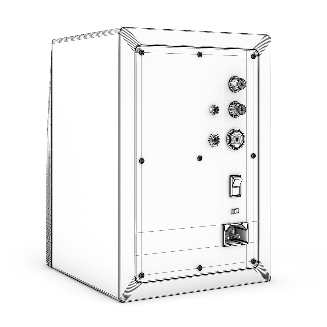 3d Studio Monitor Model