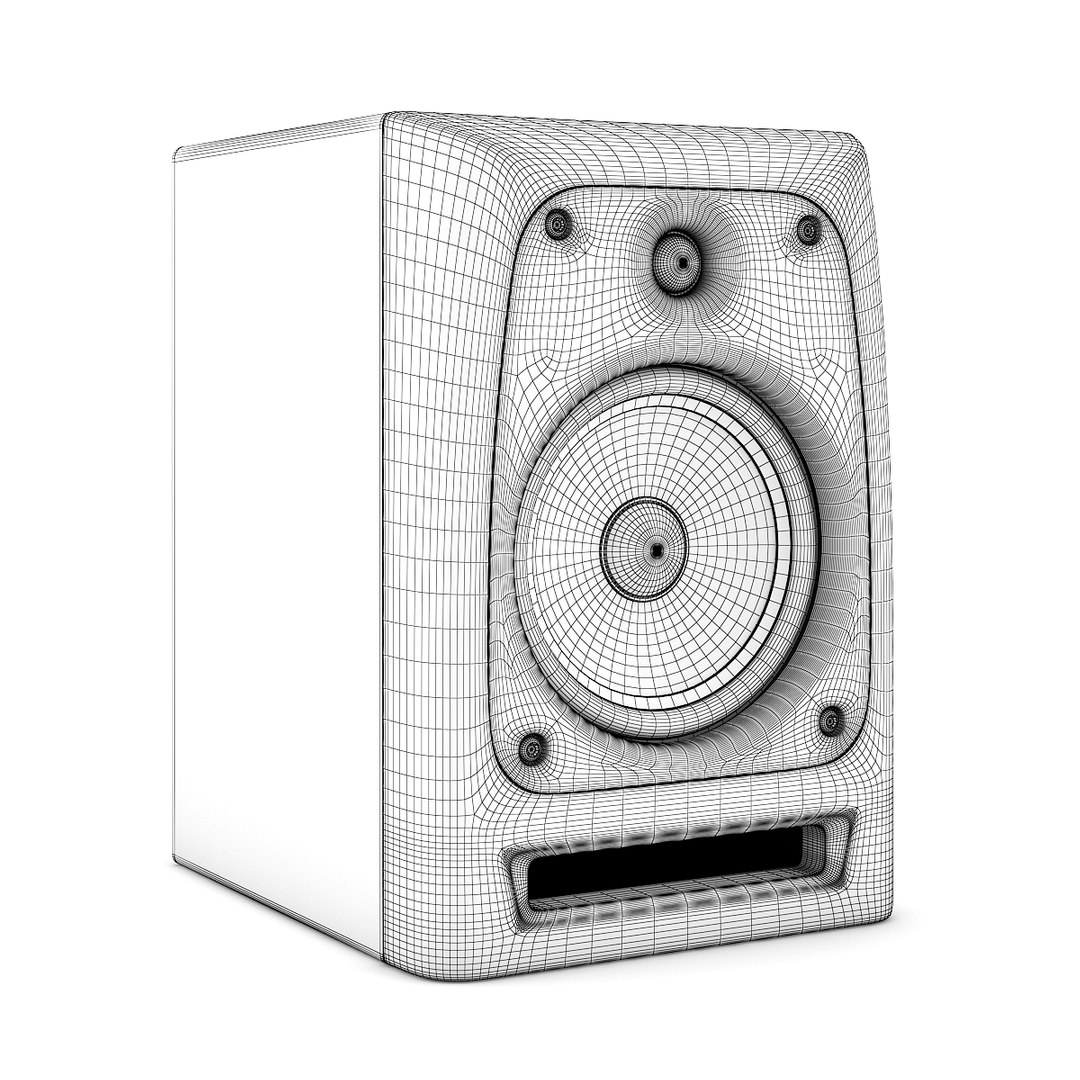 3d Studio Monitor Model