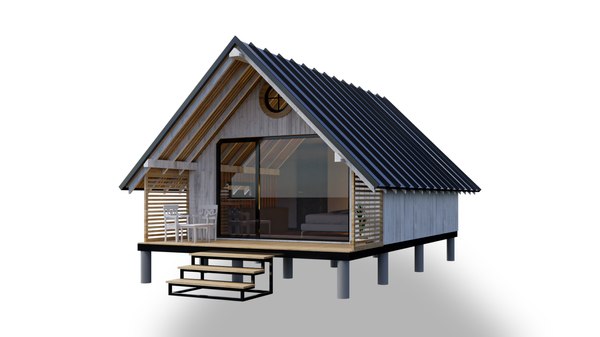 modelo 3d tiny house - TurboSquid 2066700