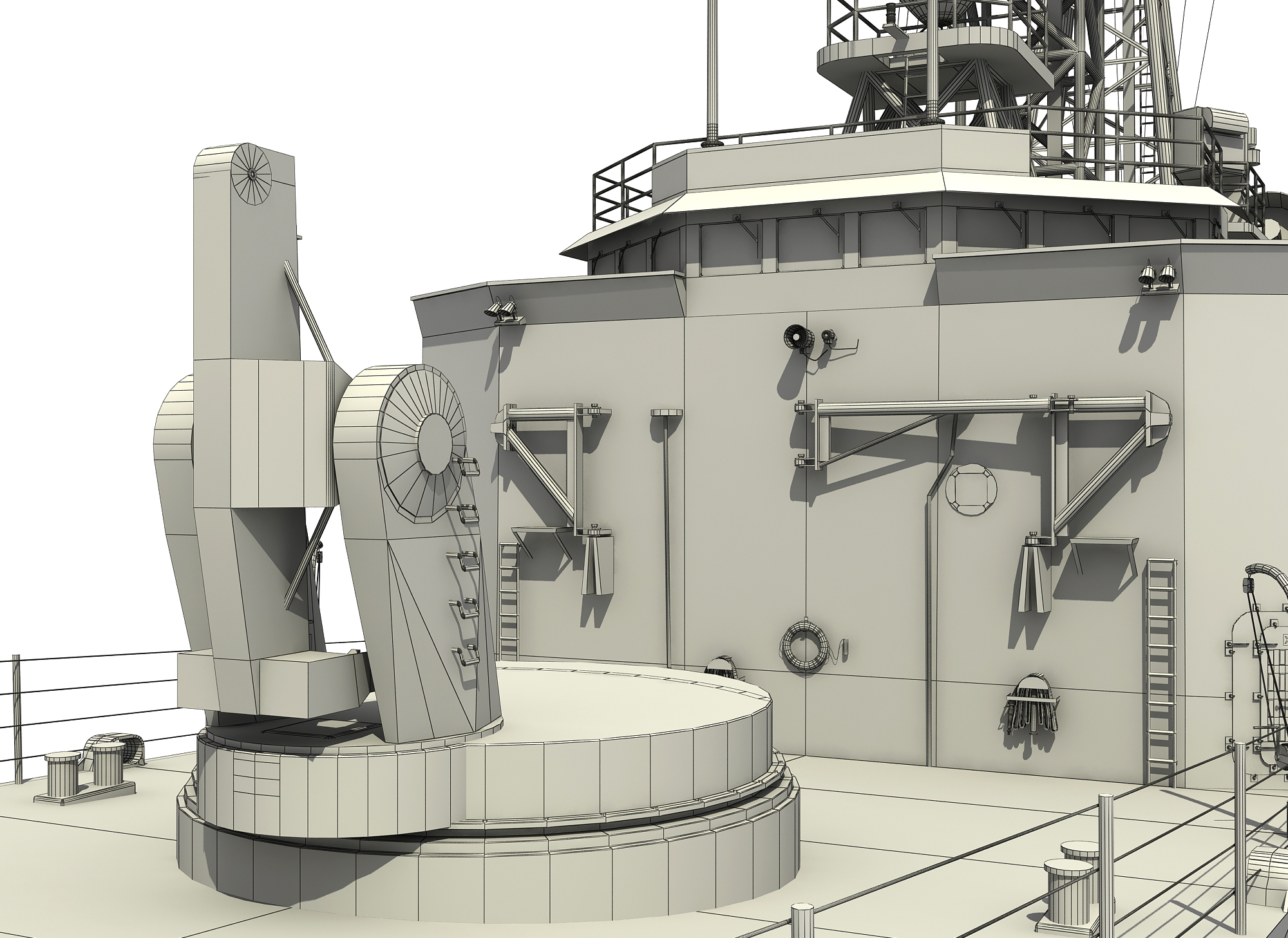 3D oliver perry class frigate - TurboSquid 1352375