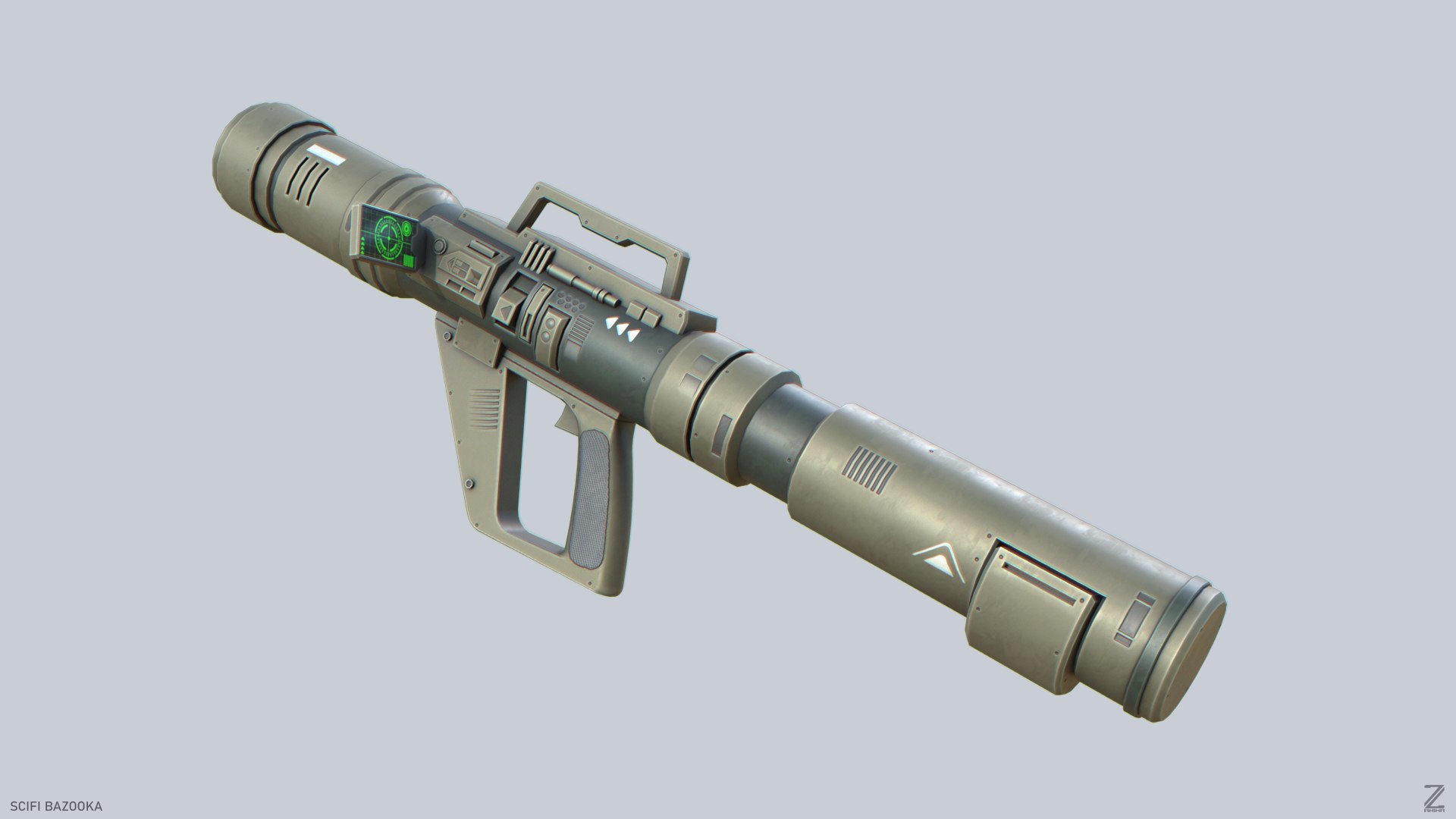 Scifi Bazooka Model - TurboSquid 2392726