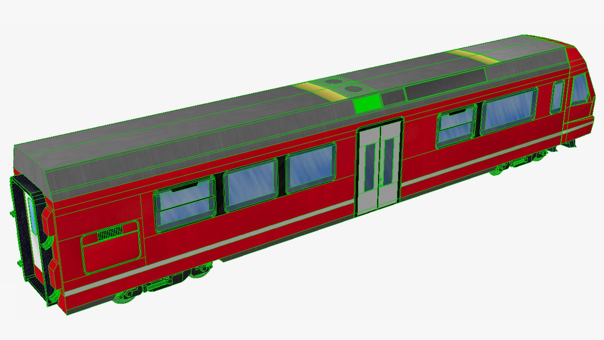 3D Model Rhb Abe 4-16 Swiss Electric Passenger Train Called Capricorn ...