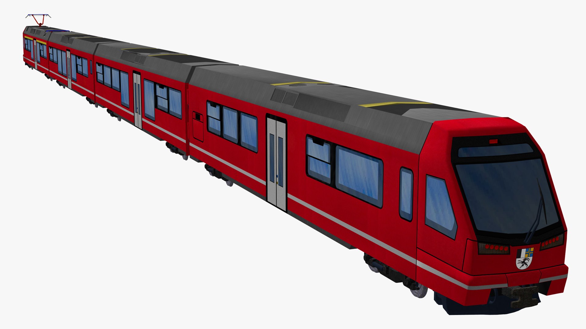 3D Model Rhb Abe 4-16 Swiss Electric Passenger Train Called Capricorn ...
