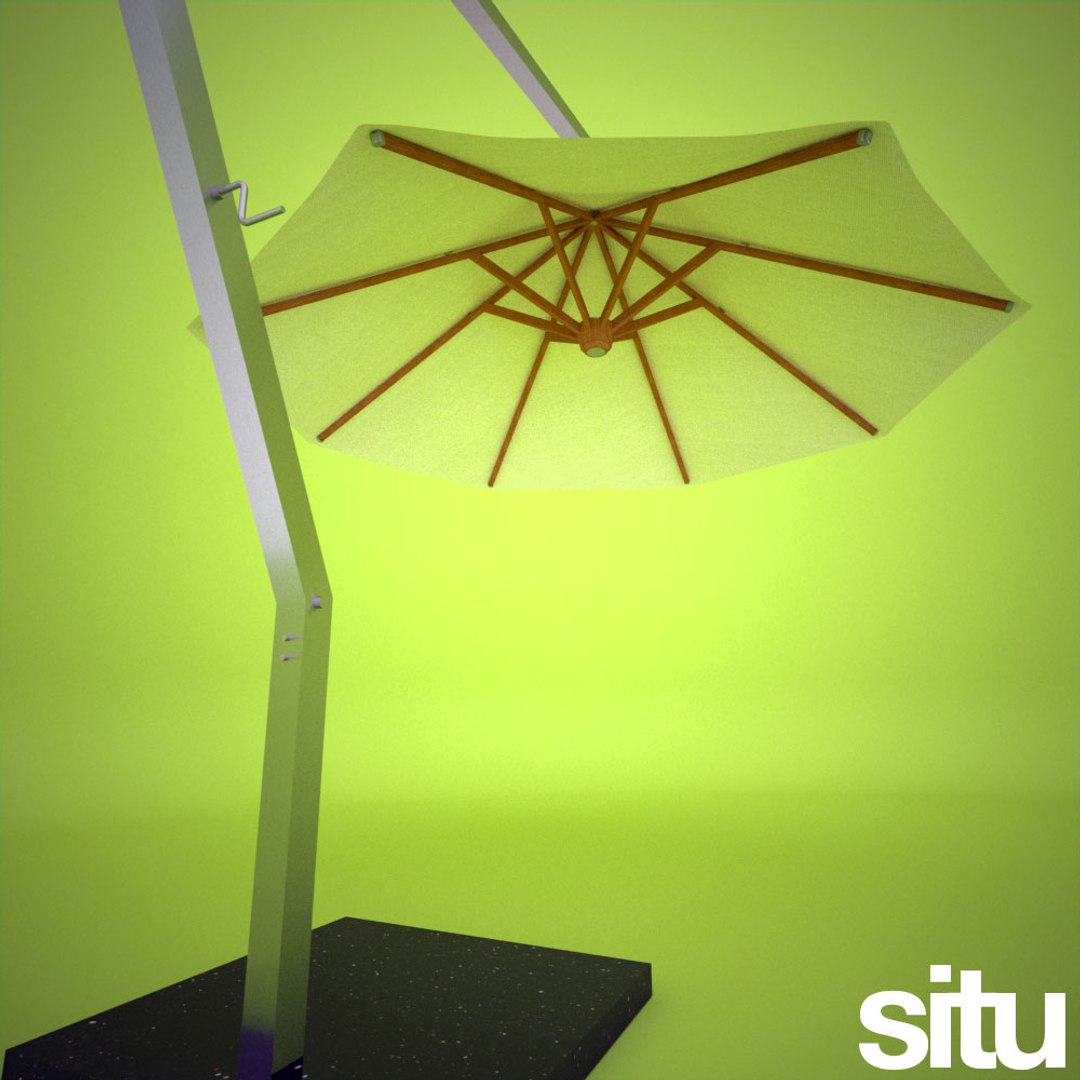 3d Model Contemporary Parasol