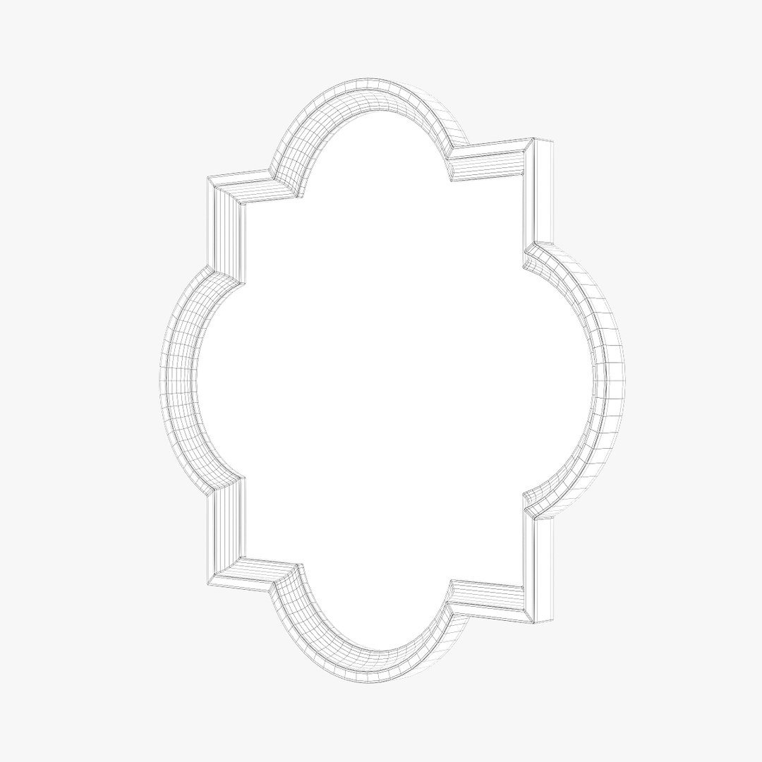 Mirror decor model - TurboSquid 1426840