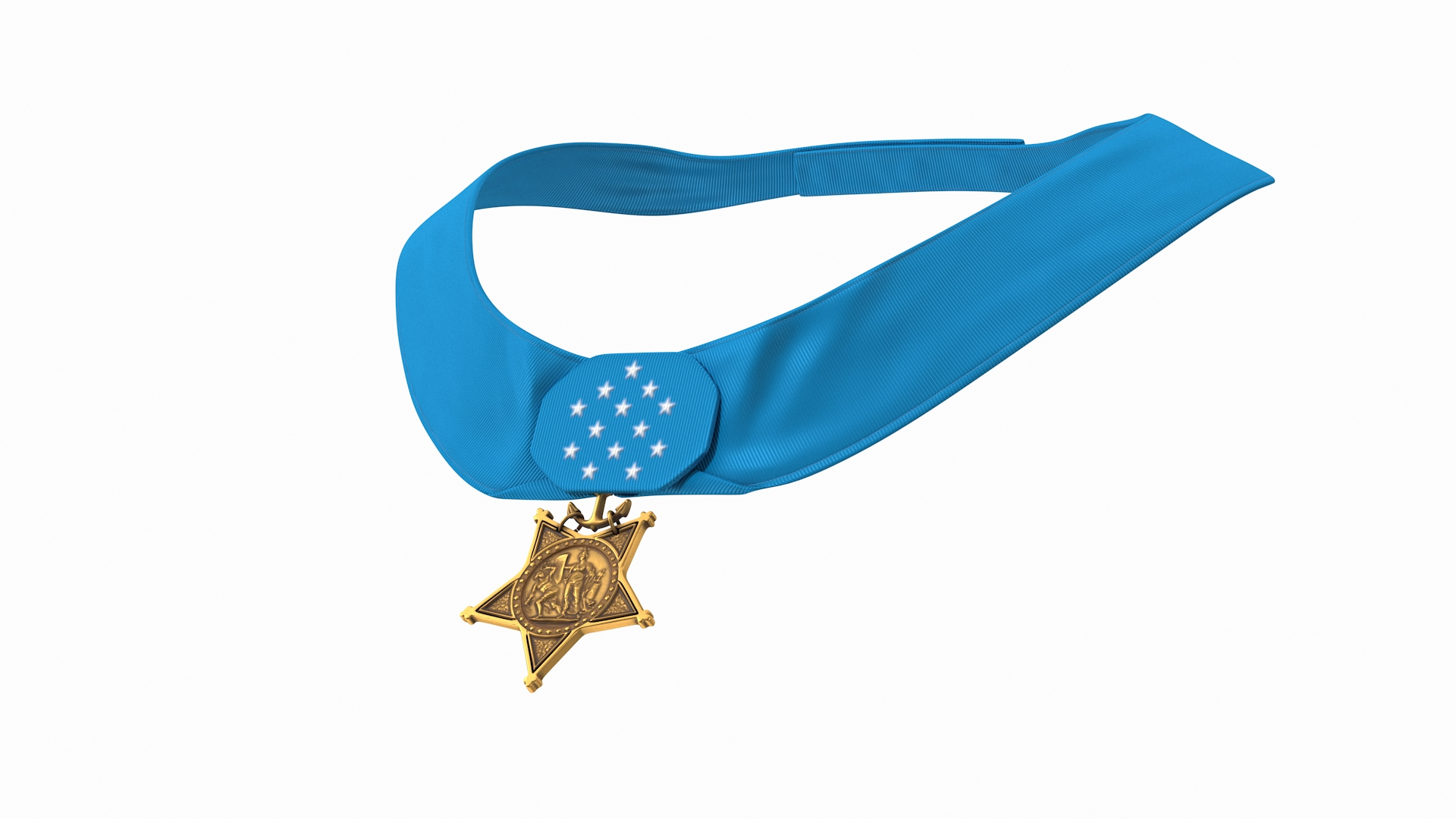 3D US Navy Medal Of Honor Worn - TurboSquid 2046652