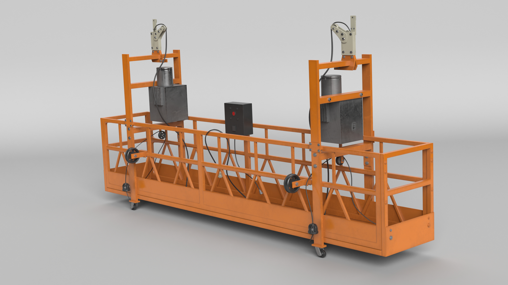 Window Cleaning Gondola Model - TurboSquid 1601109