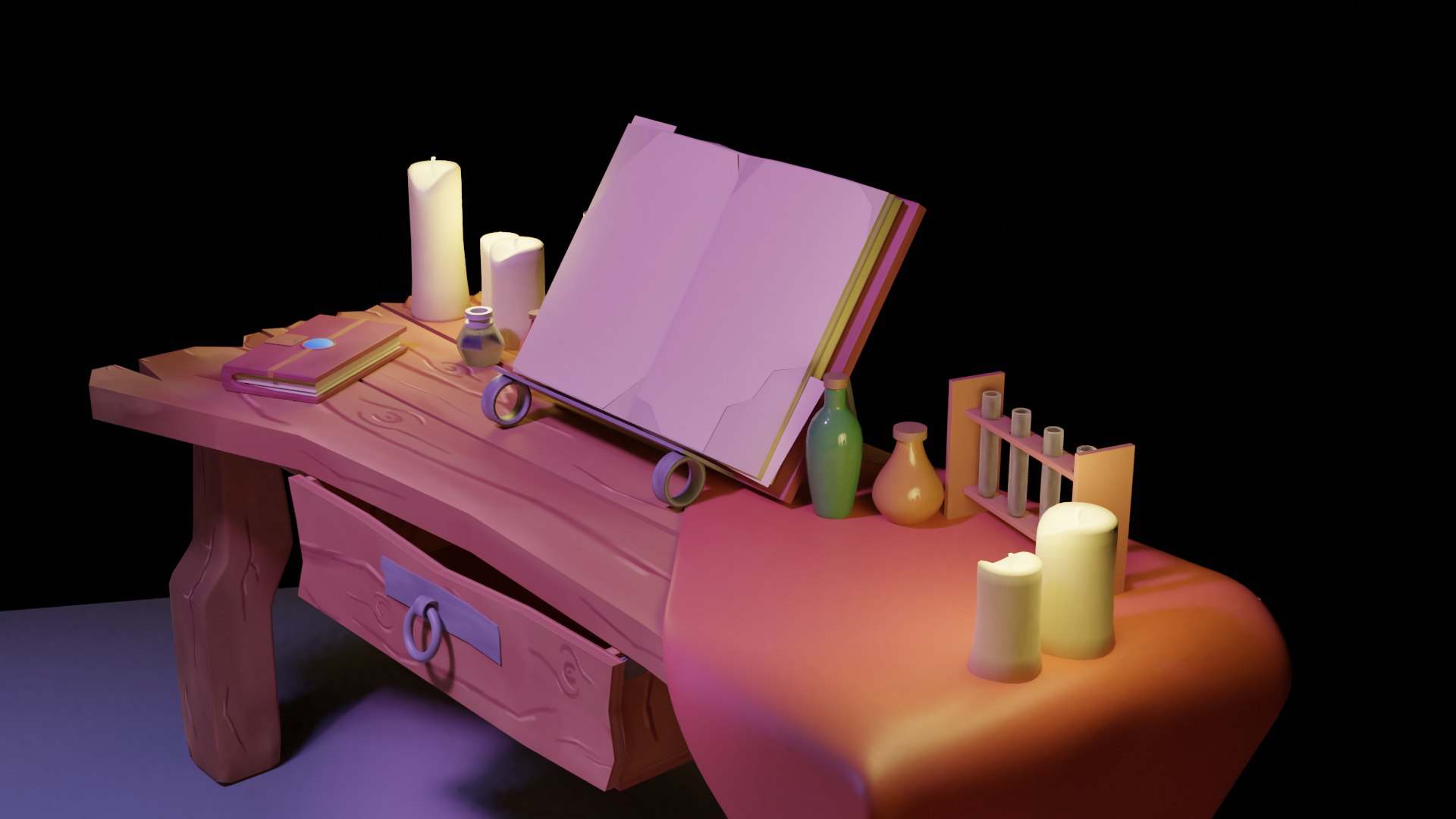 Witch Furniture 3D Model - TurboSquid 1867746