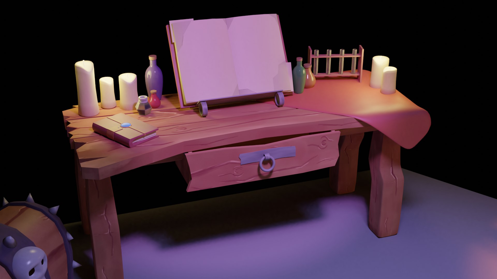 Witch Furniture 3D Model - TurboSquid 1867746