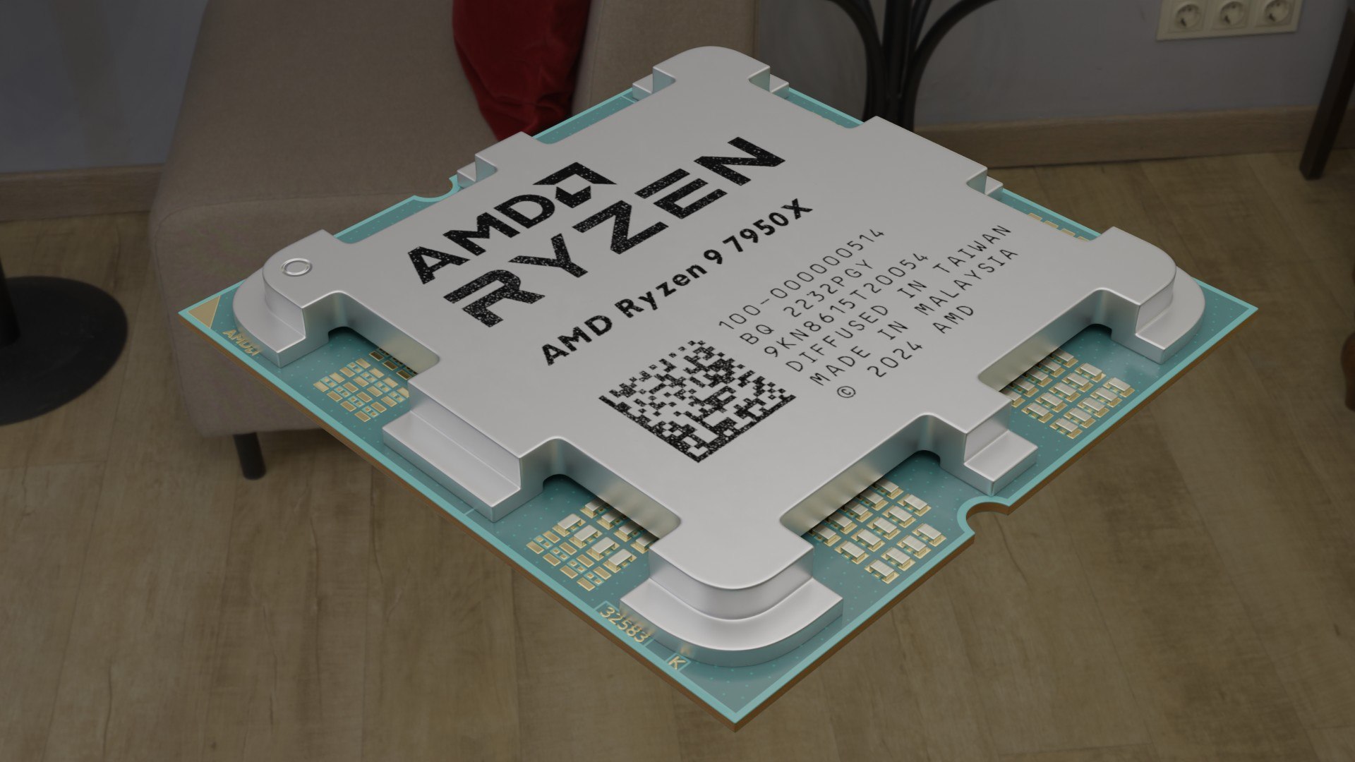 3D CPU AMD Ryzen 7950X - TurboSquid 2154947