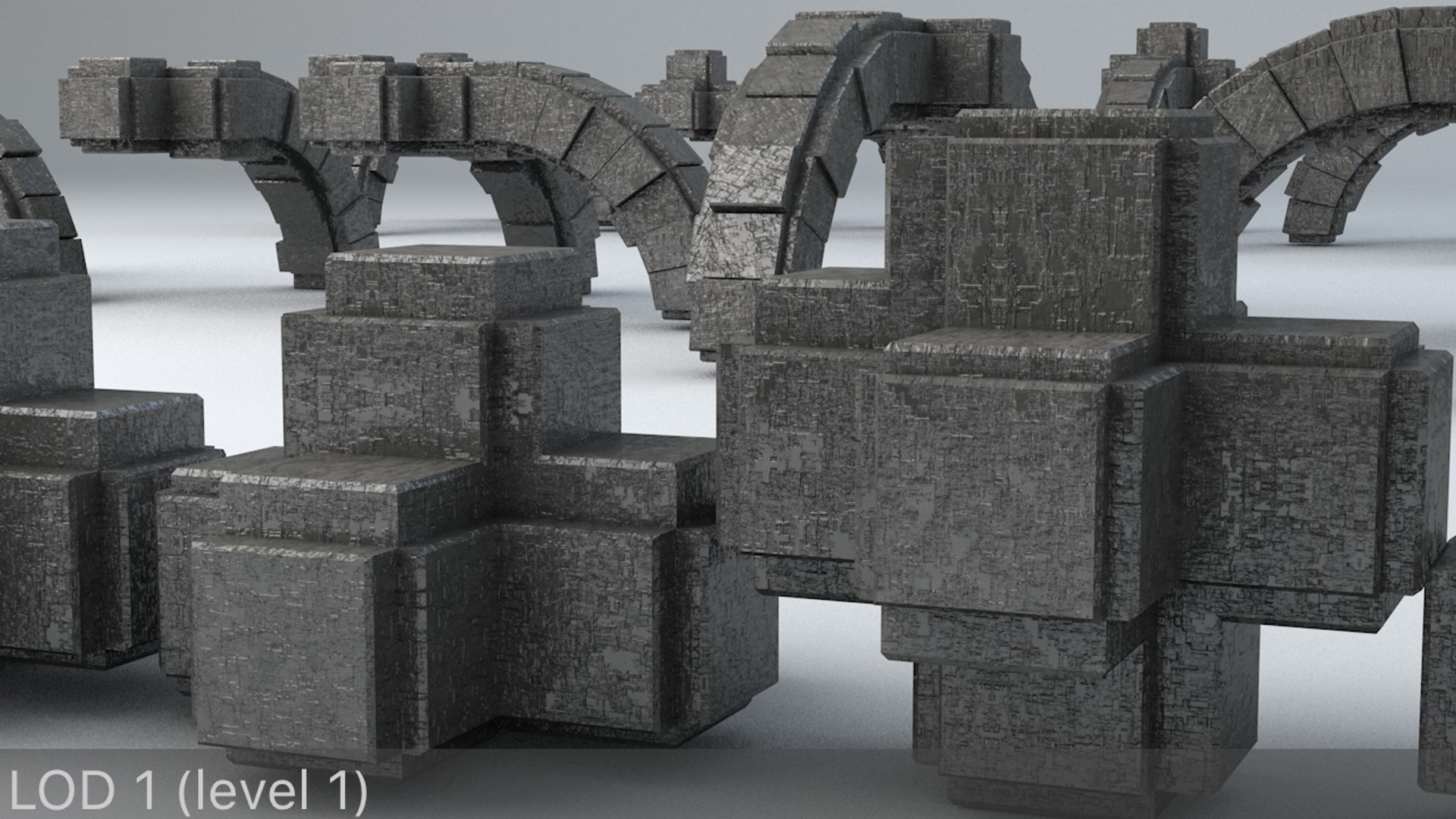 - Sci-fi Shapes Blocks 3D - TurboSquid 1411903