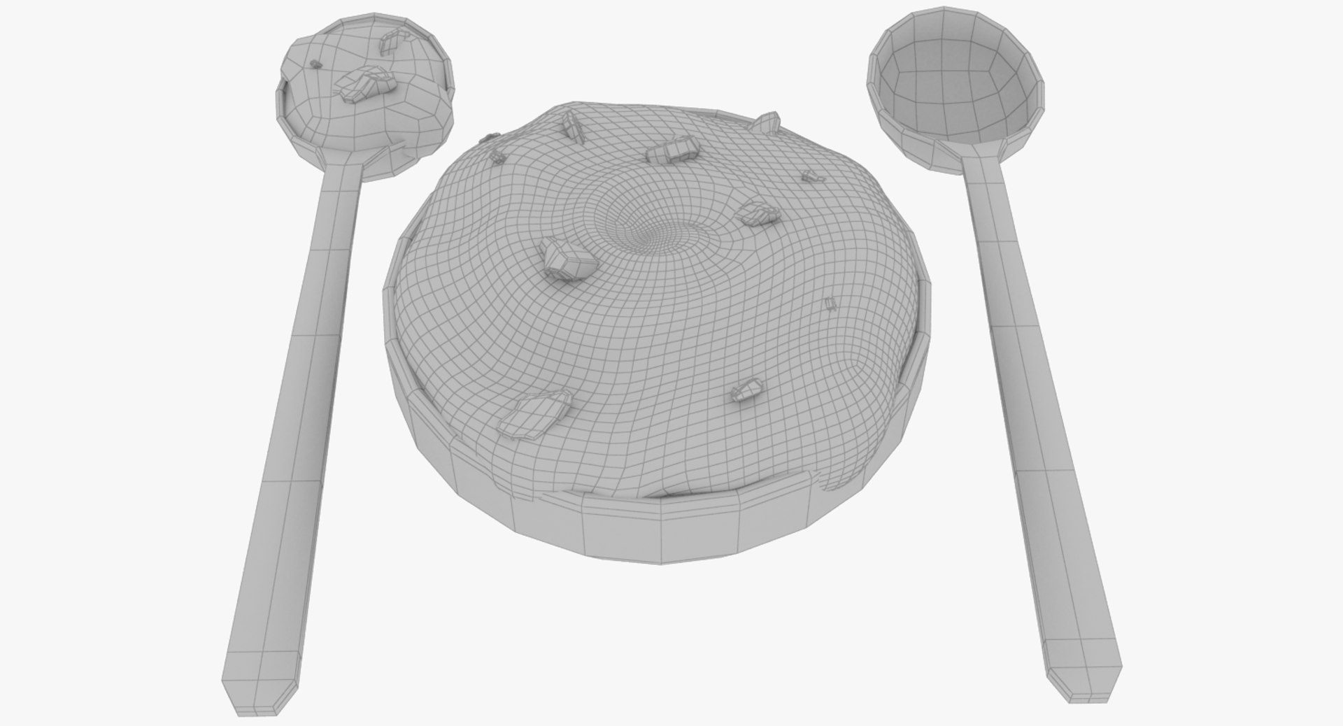 3D Oat Flakes Breakfast Model - TurboSquid 1204833