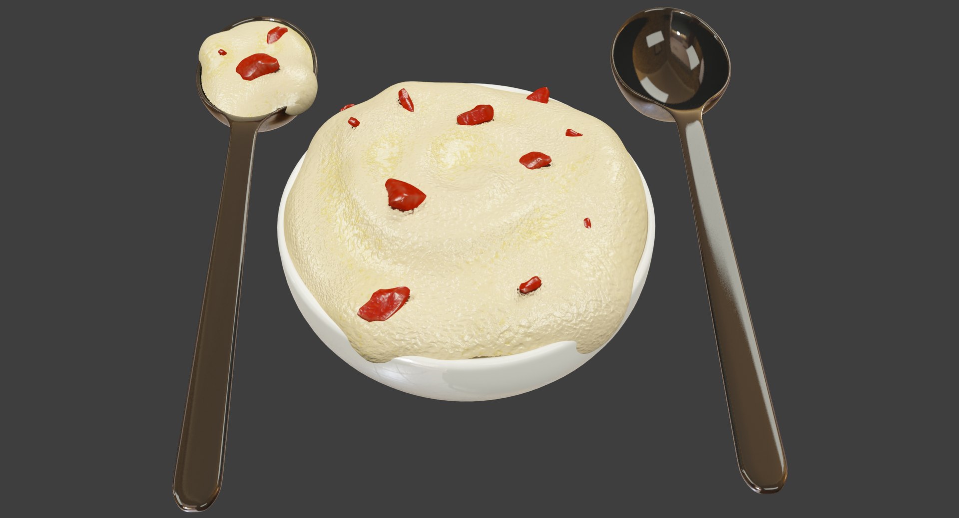 3D Oat Flakes Breakfast Model - TurboSquid 1204833