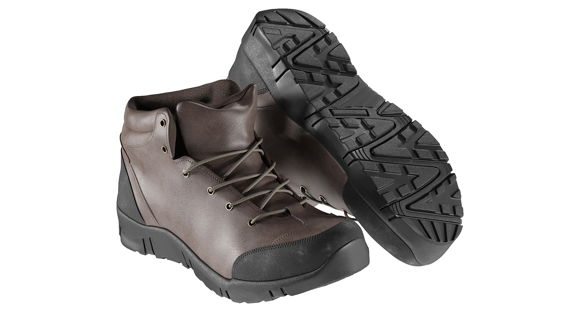 Realistic Men S Boots Model - TurboSquid 1710425