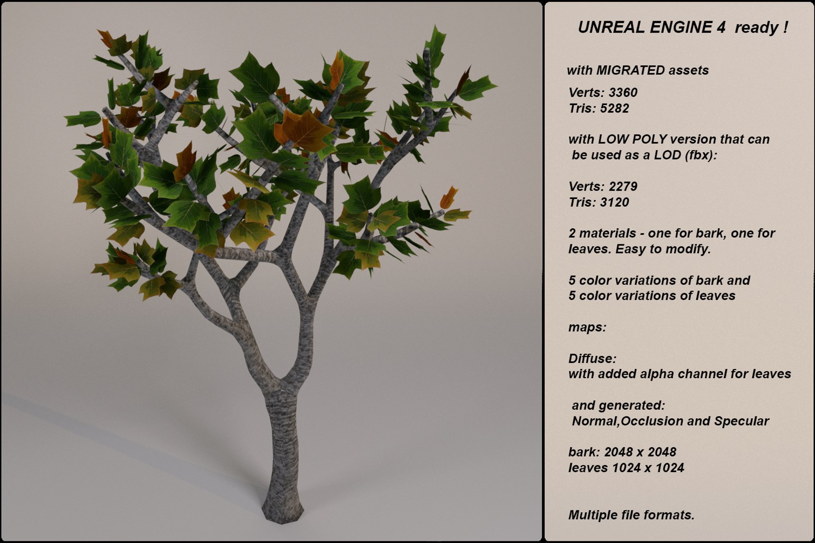 3d Fantasy Tree 07 Model