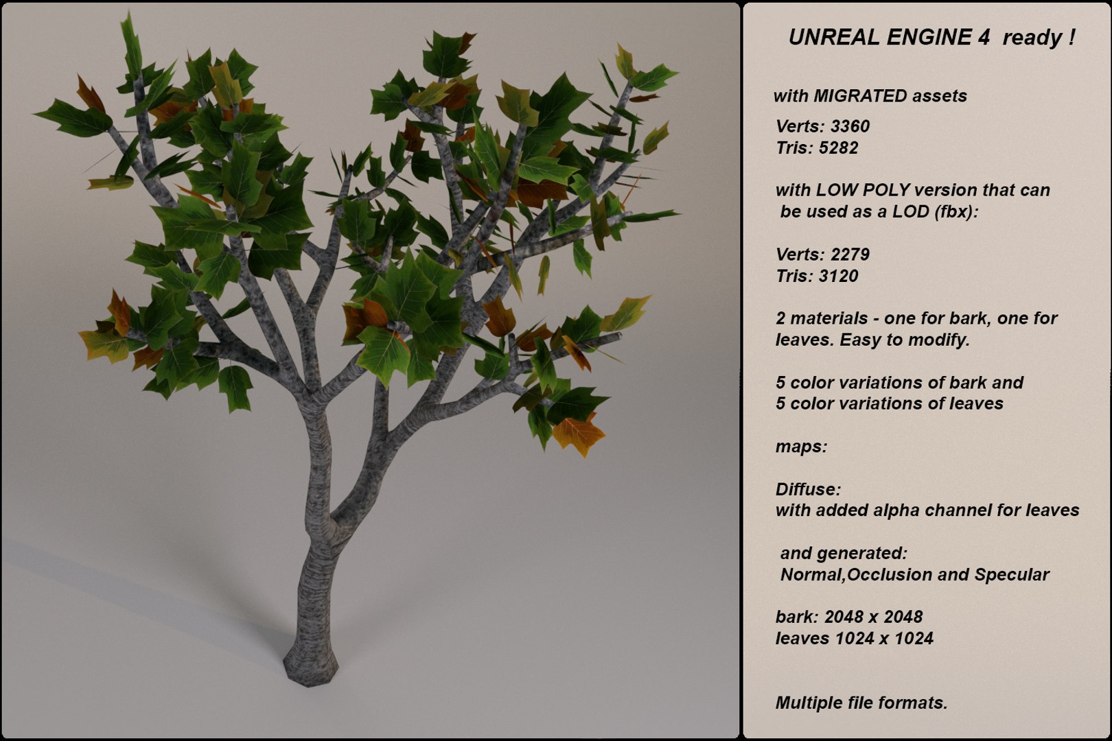3d Fantasy Tree 07 Model