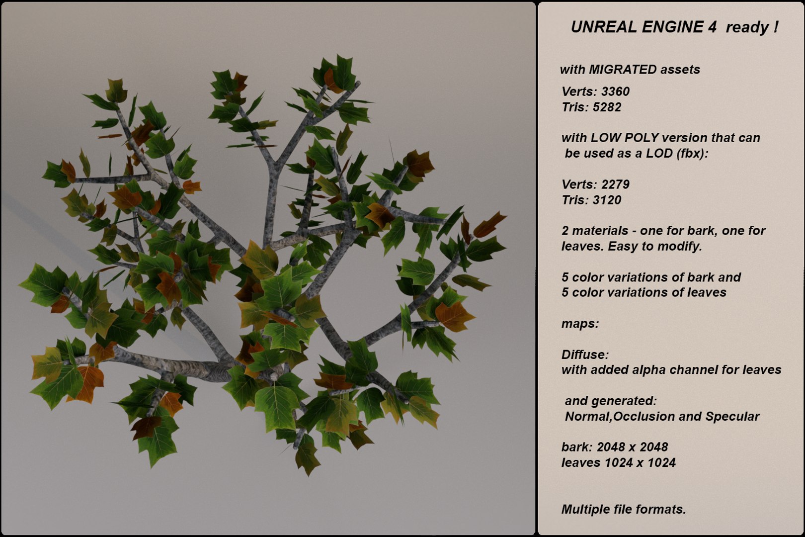 3d Fantasy Tree 07 Model