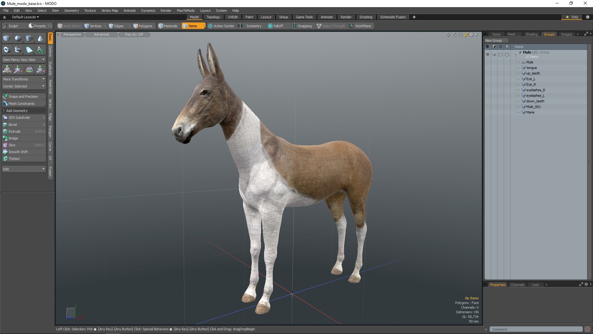 Mule 3D Model - TurboSquid 2279656