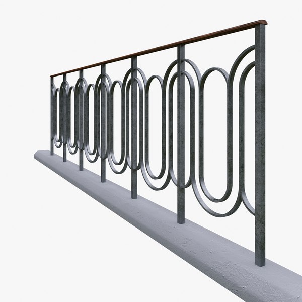 3D railing forged - TurboSquid 1156921