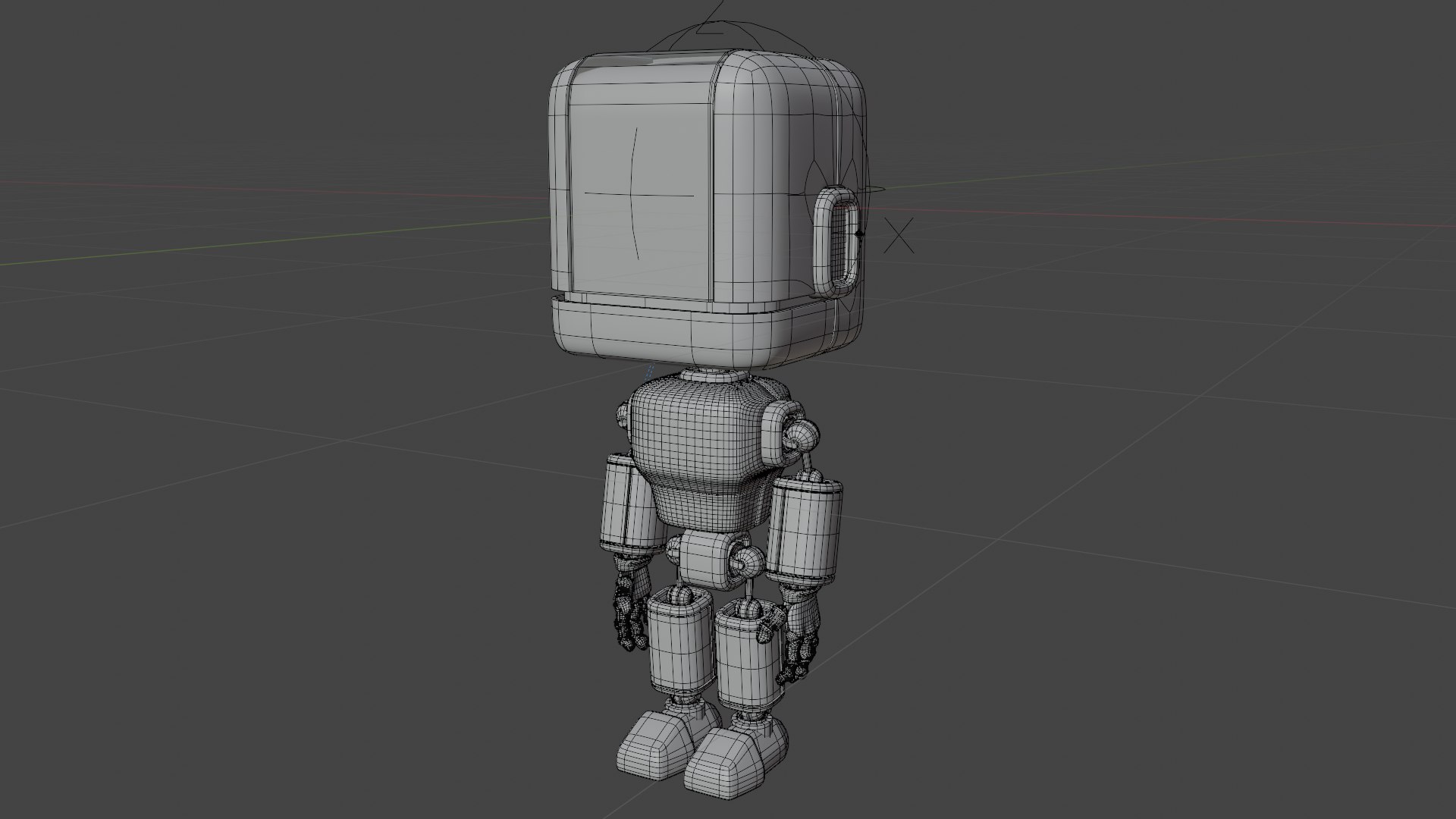 3D Model Square Robot - TurboSquid 2282434