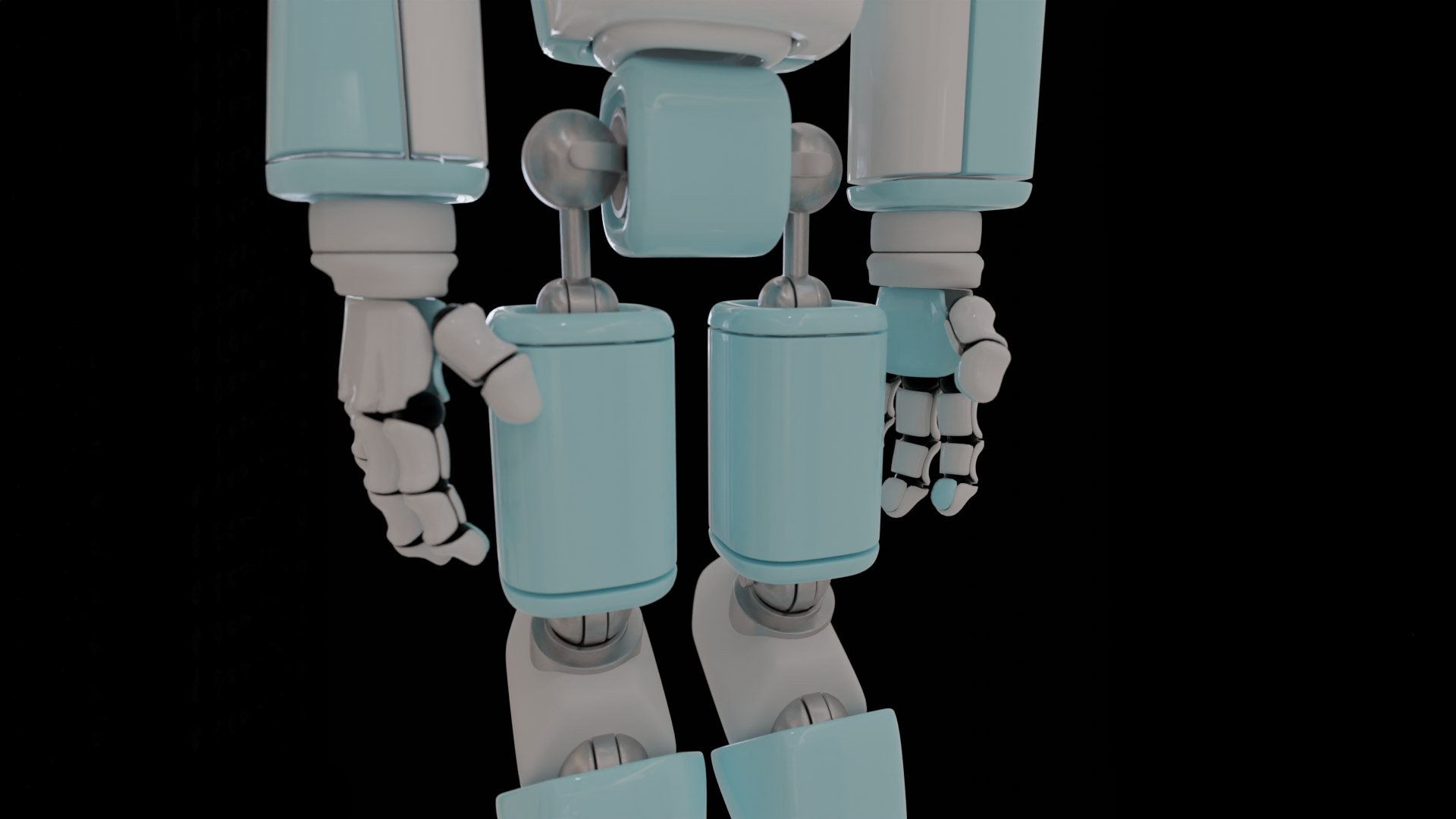 3D Model Square Robot - TurboSquid 2282434