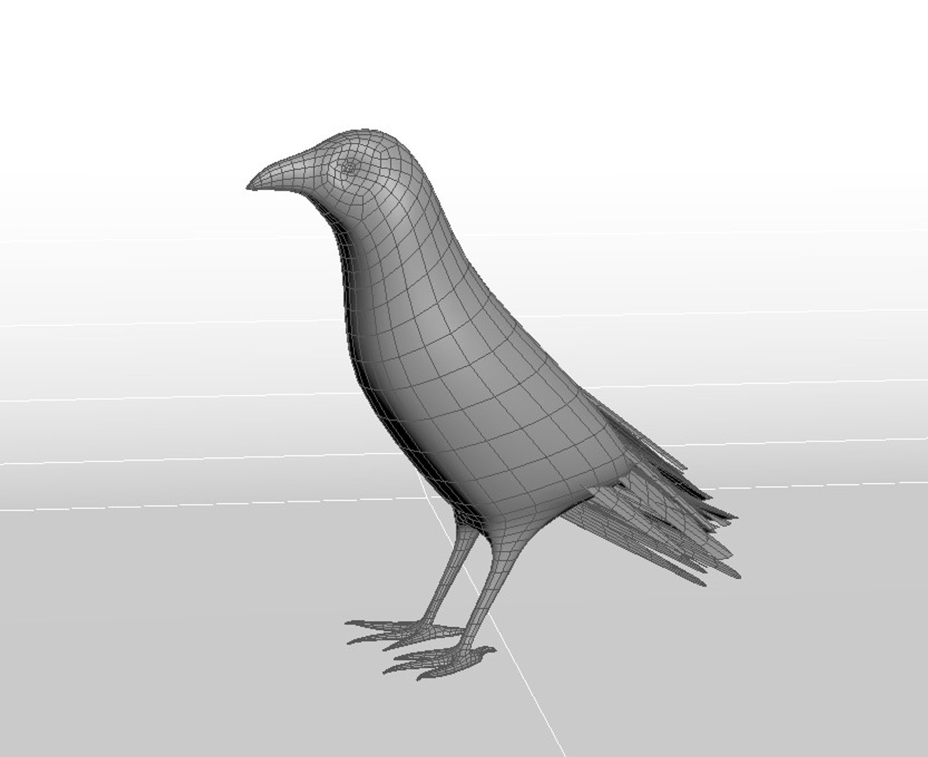 3D Model Crow - TurboSquid 1428462
