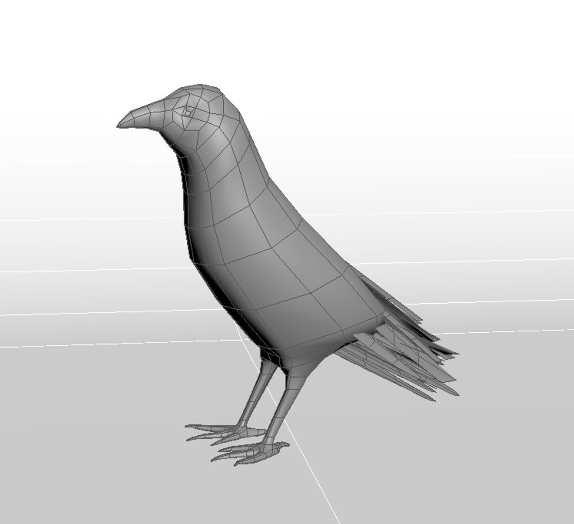 3D Model Crow - TurboSquid 1428462