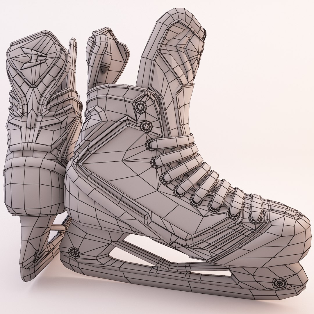 3D Model Skate Ice Hockey - TurboSquid 1184039