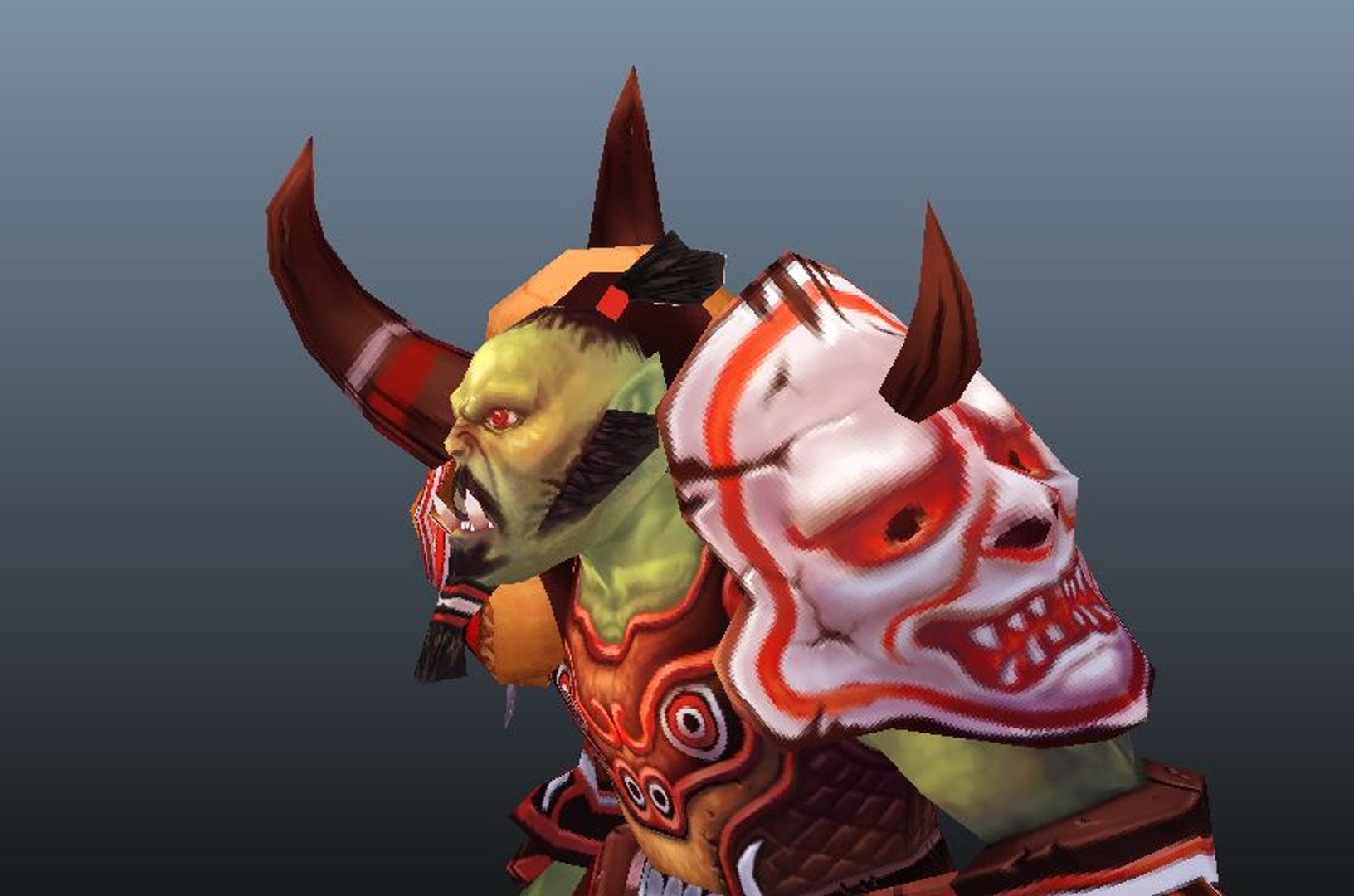 3d Orc Armor Masks Model