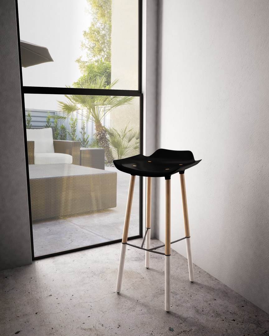Pilot Stool 3d Obj