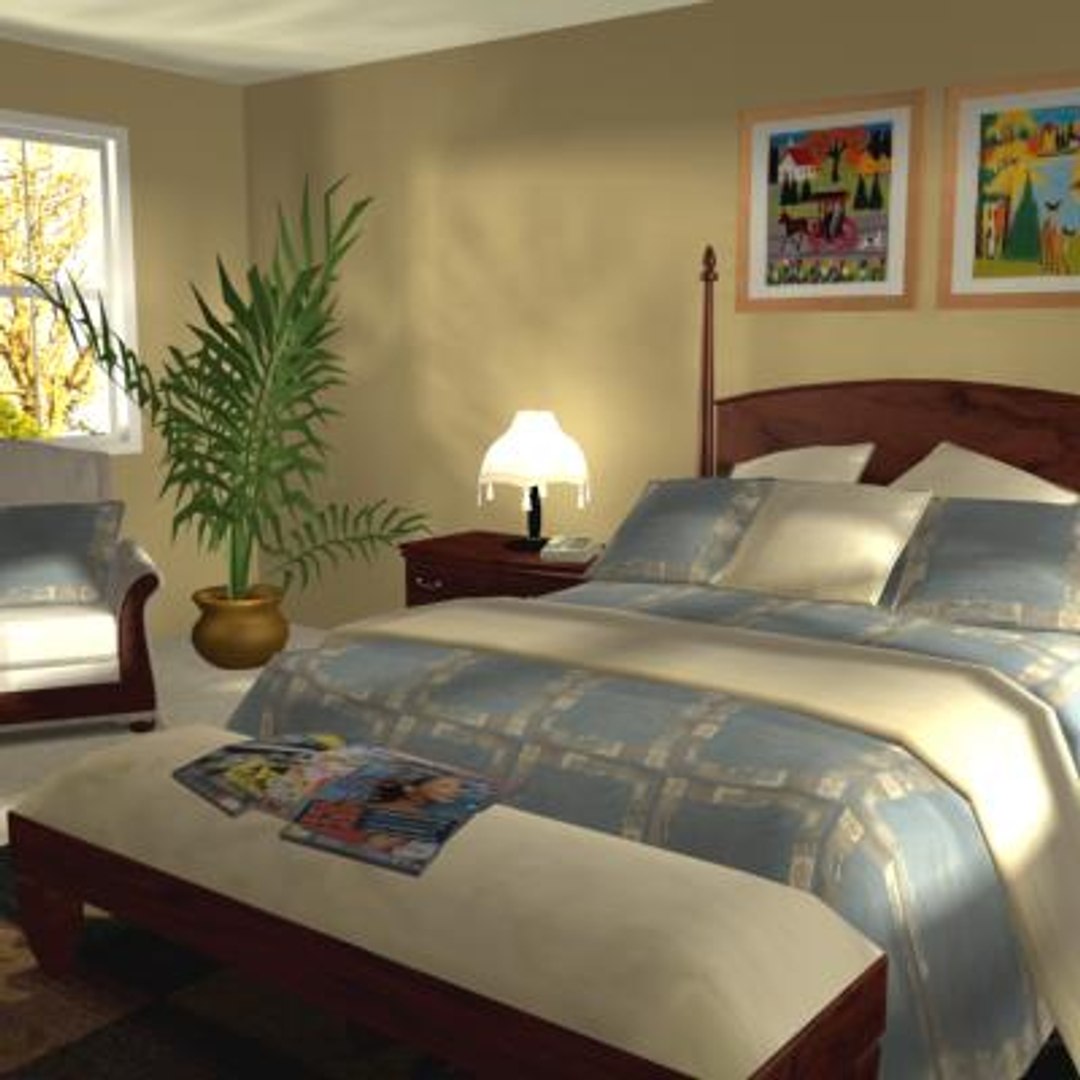 3d Bedroom Vrml Model