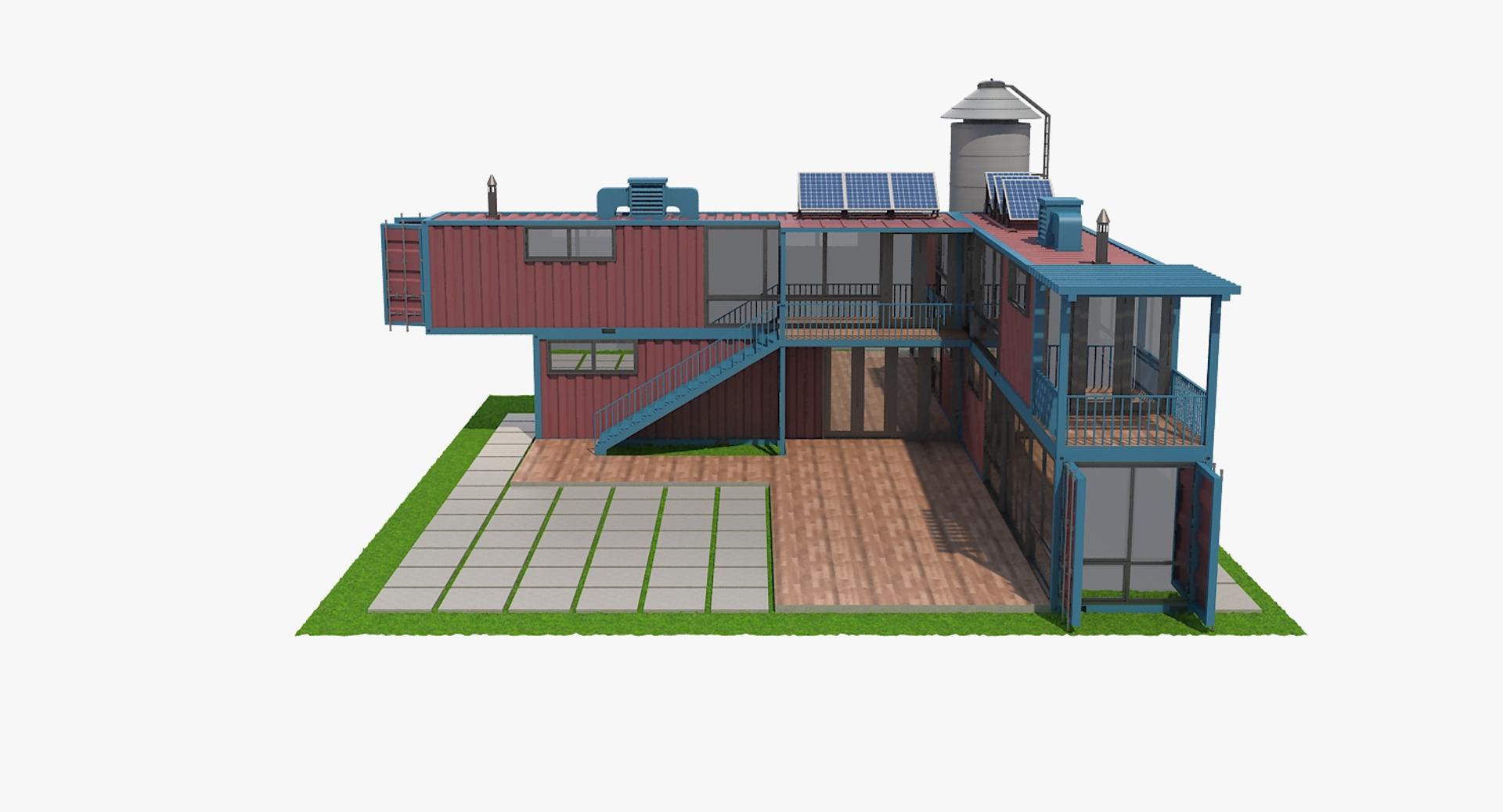 3D Model House Container - TurboSquid 1161705