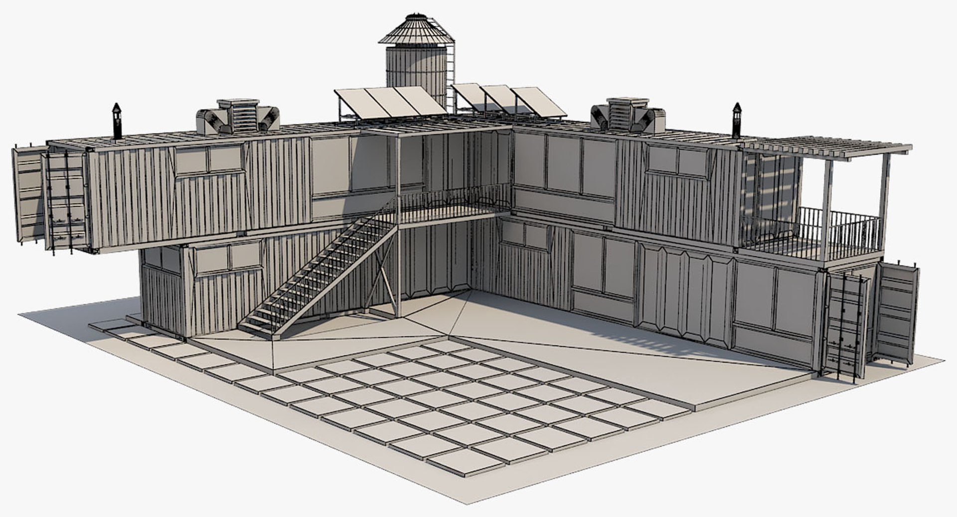 3D Model House Container - TurboSquid 1161705