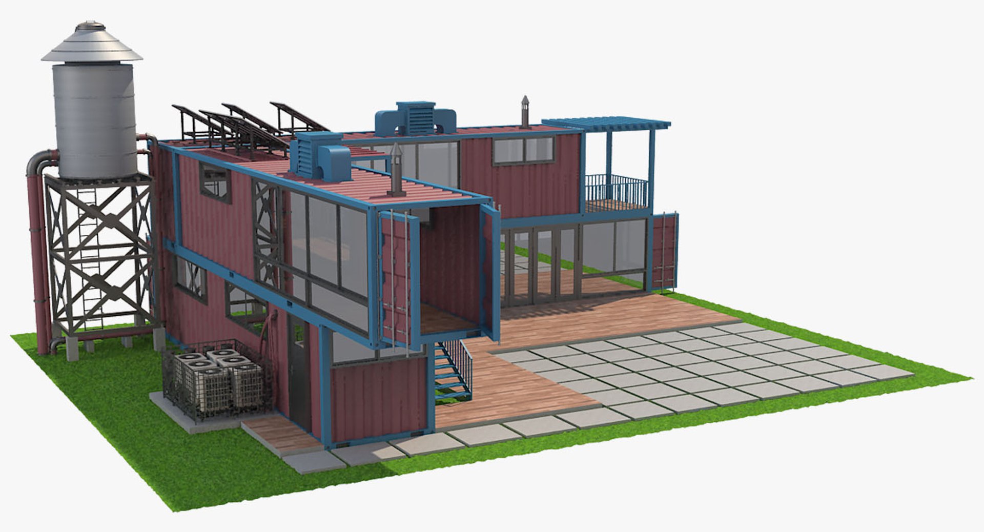 3D Model House Container - TurboSquid 1161705
