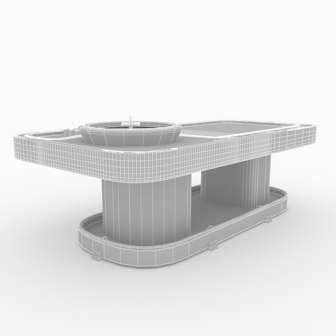3D Roulette Table - TurboSquid 1331855