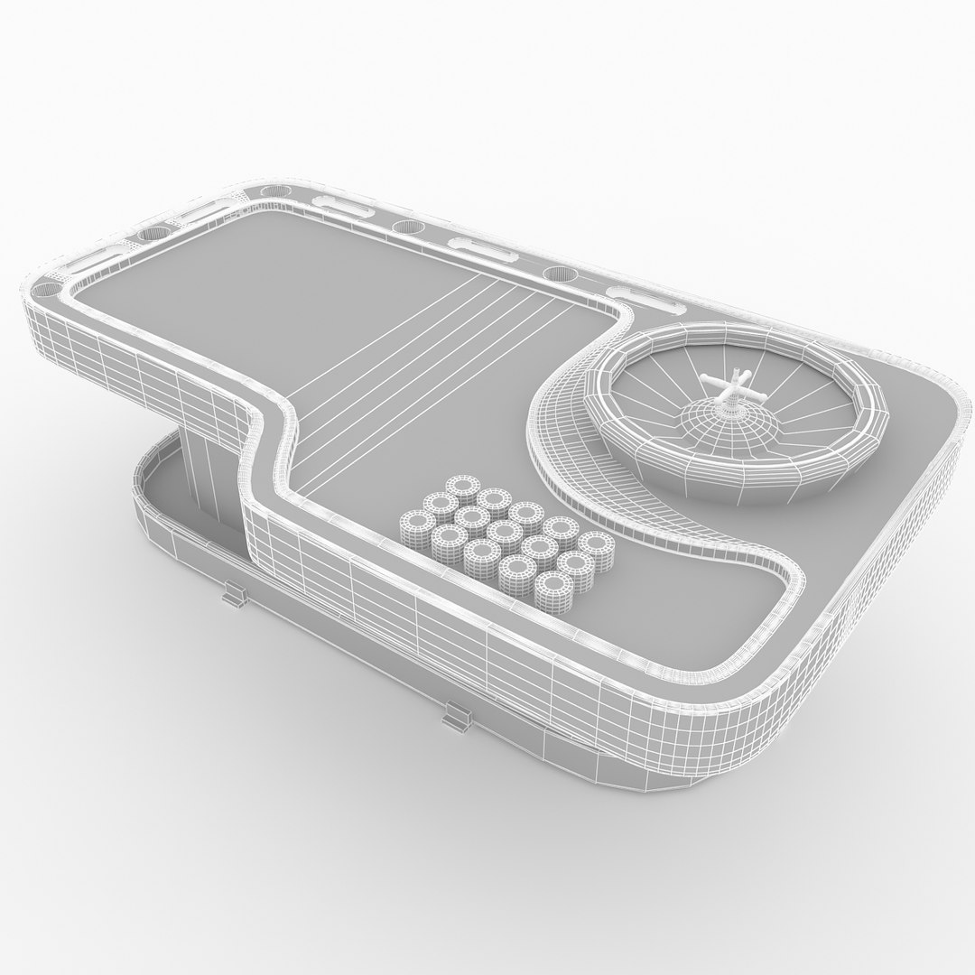 3D Roulette Table - TurboSquid 1331855