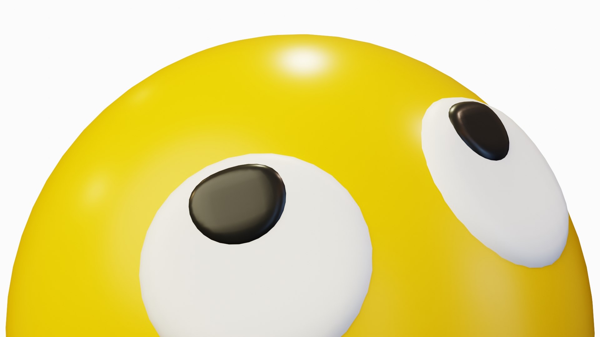 Free 3D Rolling Eyes Up Face Emoticon Emoji Or Smiley Model ...