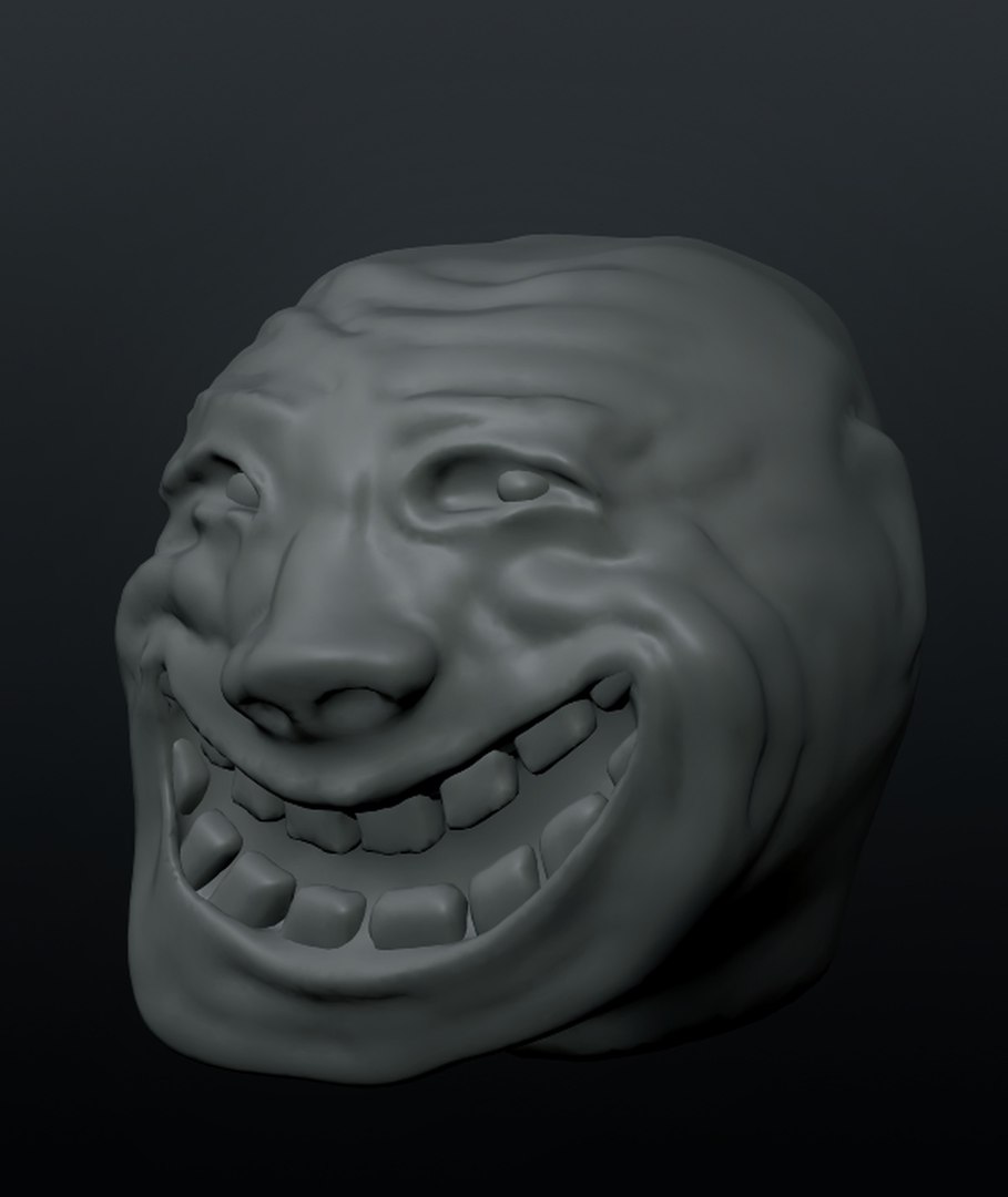 3D Trollface Troll Model | 1145317 | TurboSquid